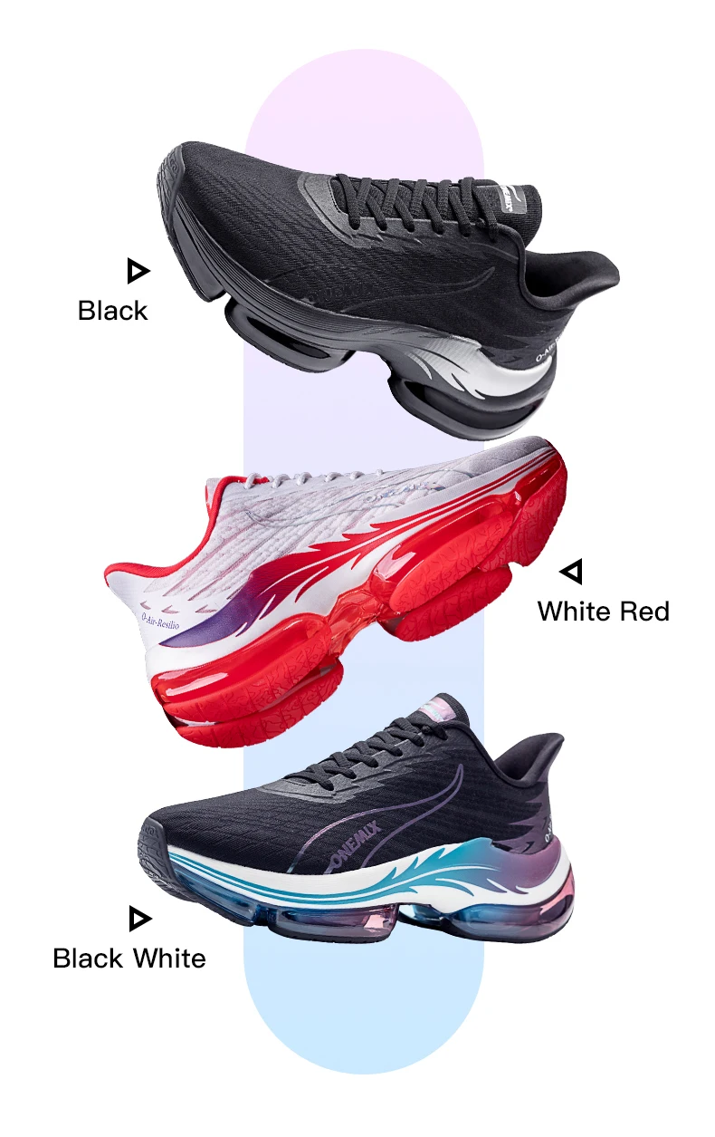 ONEMIX Men’s Running Sports Shoes Shock-Absorbing Rebound Breathable ...